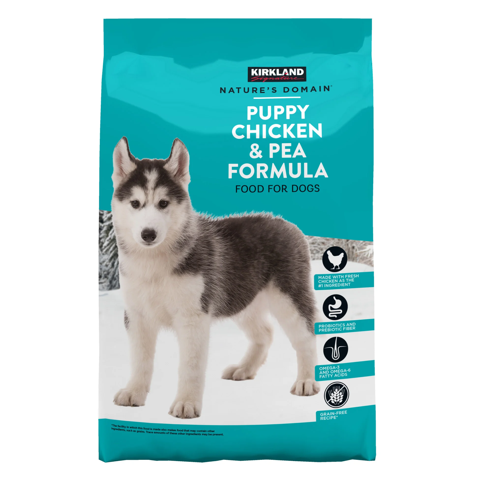 Kirkland Signature Nature's Domain Puppy Formula Chicken & Pea Dog Food ...