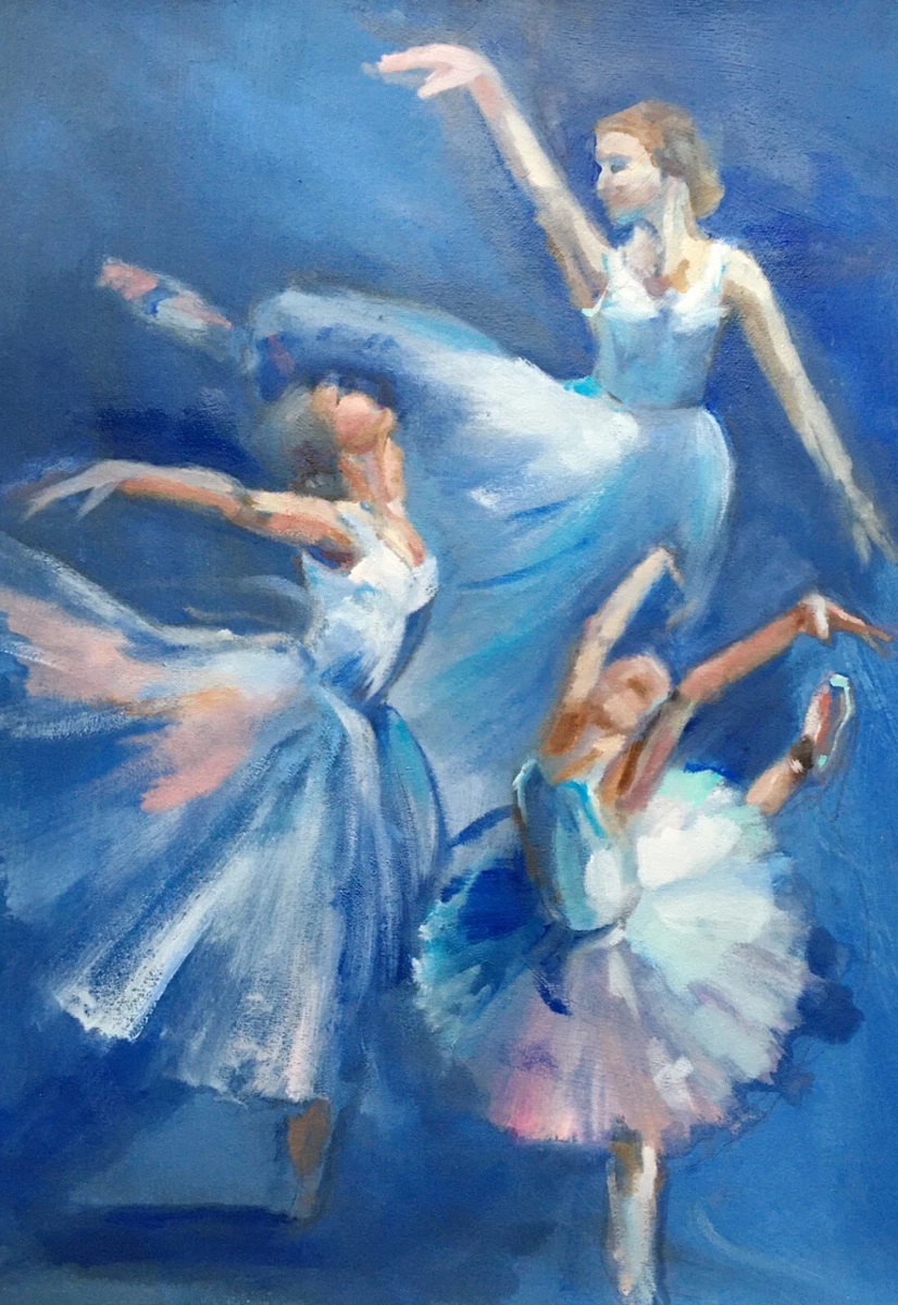 Ballet Dancer Painting