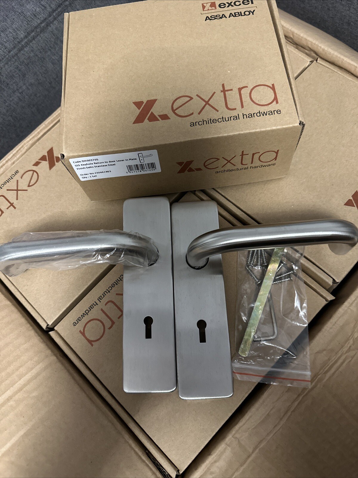 Excel Assa Abloy SSS Lever Mortice Lock Handle (BOX OF 20) | eBay UK