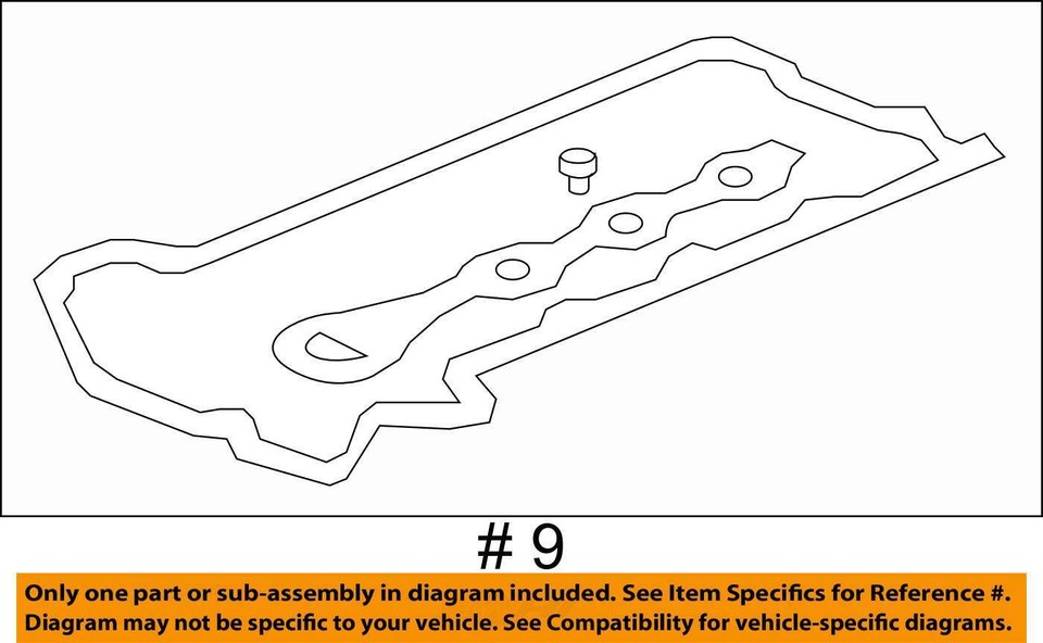 GM OEM 07-17 Captiva Sport Engine Parts-Valve Cover Gasket 12609291 | eBay