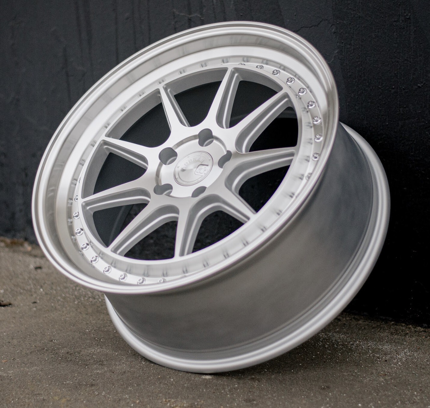 4 PCS 18x8.5 Aodhan DSX Wheels 5x100 +35 Silver Machined Rims 18 Inch ...