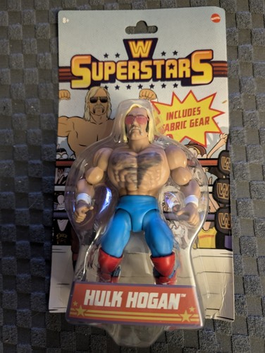 Mattel WWE Superstars Series 8 Chase Blue Pants Hulk Hogan Figure *RARE ...