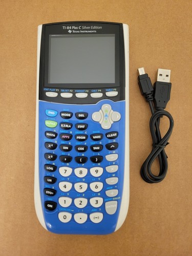 Texas Instruments TI-84 Plus C Silver Edition Graphing Calculator - No ...