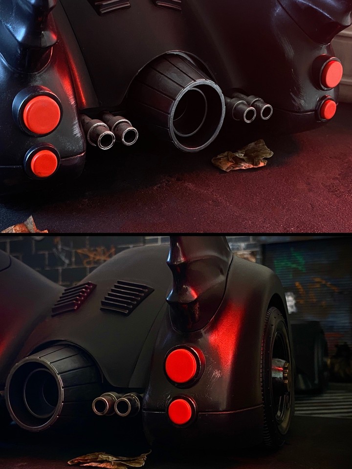 McFarlane DC Multiverse Batman 89 BATMOBILE Flash with custom matte ...