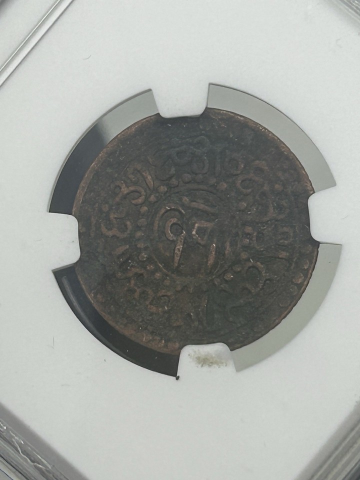 SASA TIBET Copper Sho Era 1918-1928 Tibetan Bronze Coin Snow Lion Ngc ...