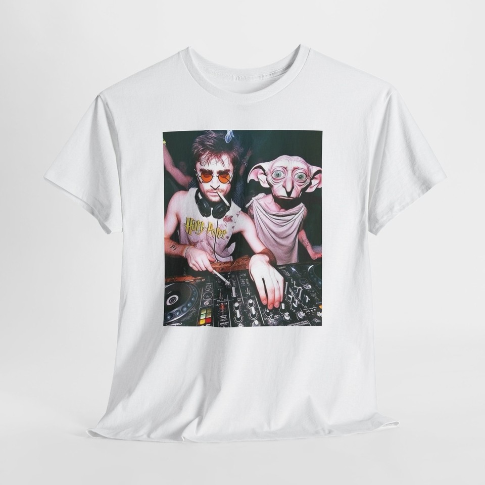 DJ Harry and Dobby T-Shirt, Music Lover Gift, Harry Potter Fan Shirt ...