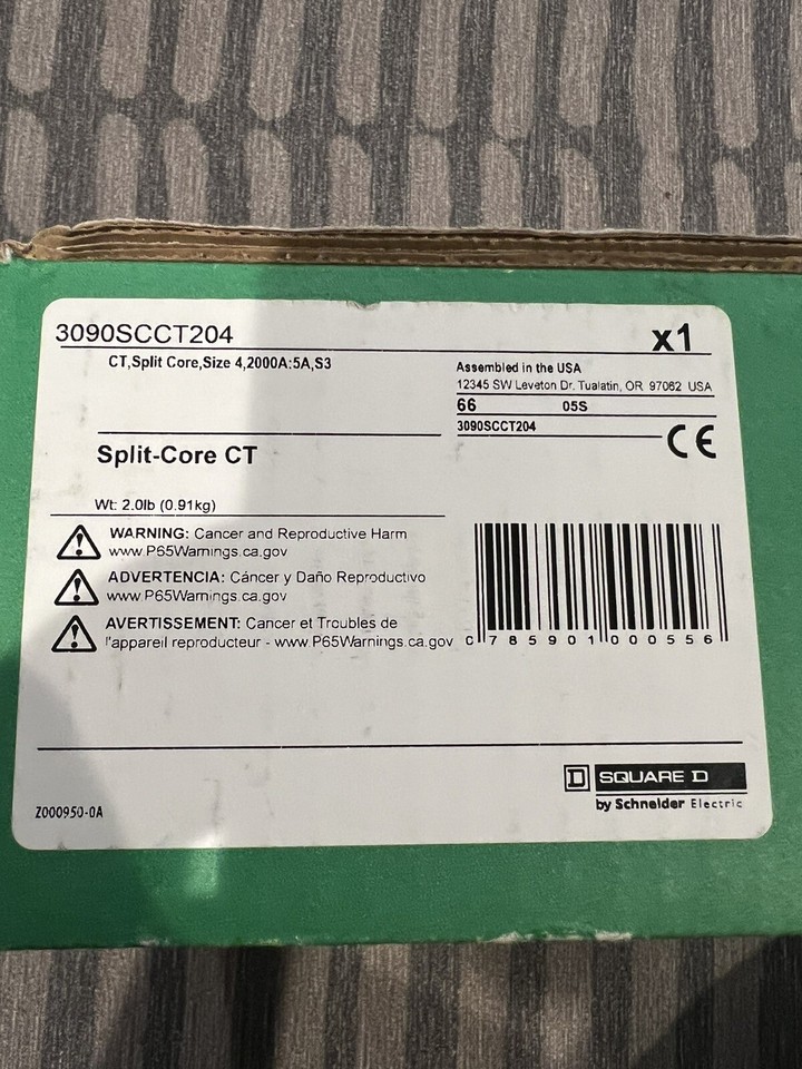 Schneider Electric PowerLogic Split Core CT's | eBay