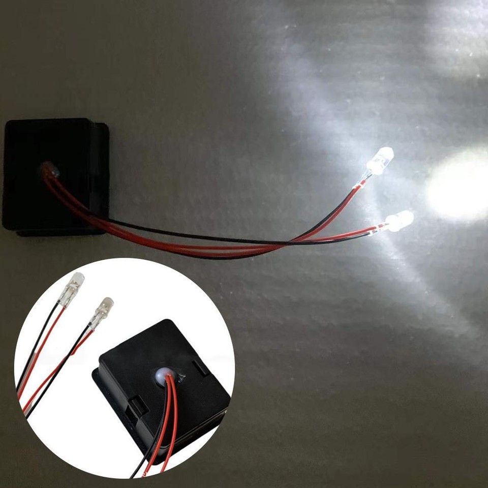 5Pcs Solar Battery Box Replacement Solar Light Units with LED Warm ...