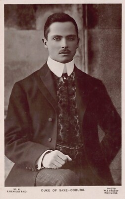 RPPC Charles Edward Duke of Saxe-Coburg and Gotha Dapper Photo Postcard ...