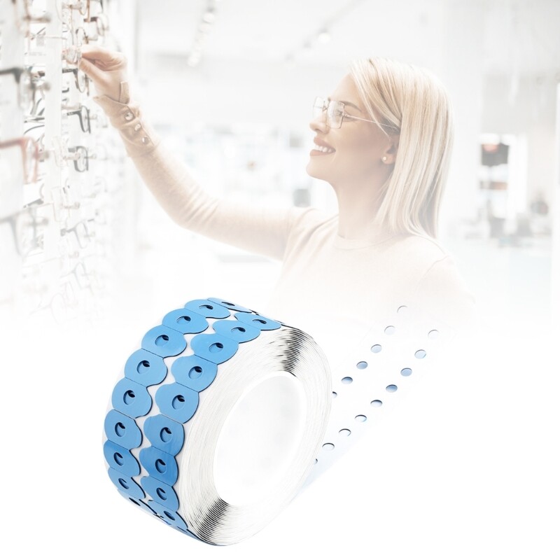 1000pcs Eyeglasses Lens Edging Adhesive Blocking Pad Protecting Lenses ...