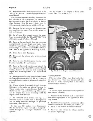 COMMER Workshop Manual Publication No 901 Rootes Diesel Engine (TS3 ...