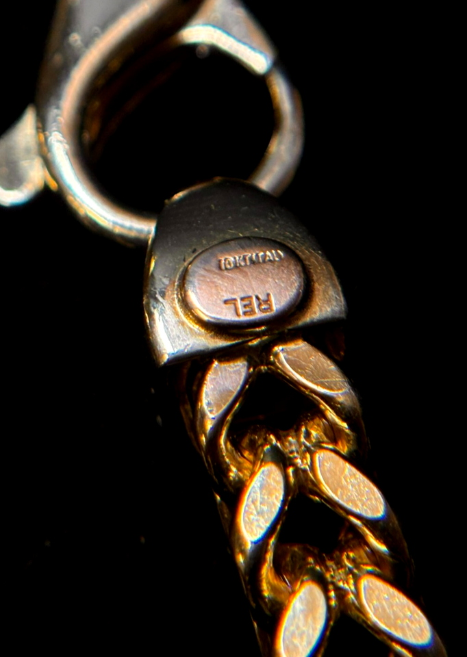 (RI5) 10k Yellow Gold Box Foxtail Chain Necklace (65.5 Grams) Size 26 ...