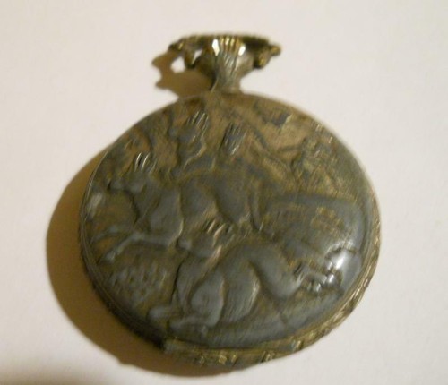 Vintage Austin 17 Jewel Shock Resistant Hunting Case Pocket Watch ...