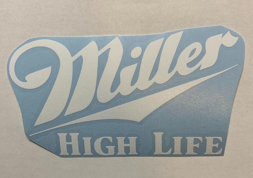 Miller Beer Logo Die Cut Vinyl Decal High Quality Outdoor Sticker Boat ...