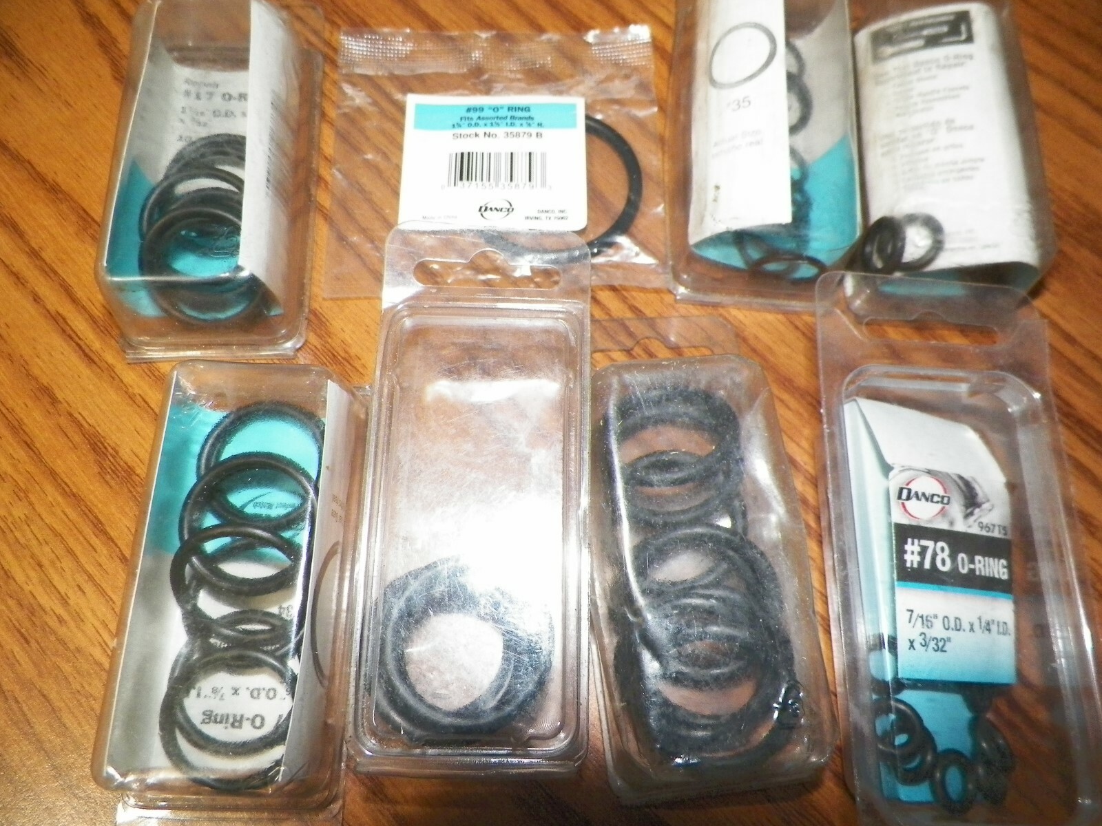 DANCO O RINGS 8 PACKAGES ASSORTED SIZES NEW OLD STOCK | eBay
