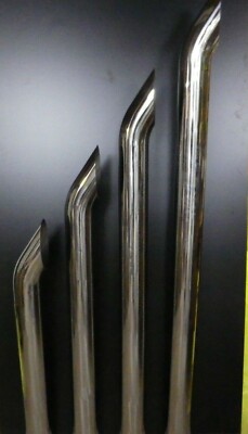 TRUCK STACKS POLISHED STAINLESS STEEL 5 INCH BY 1000MM LONG | eBay ...