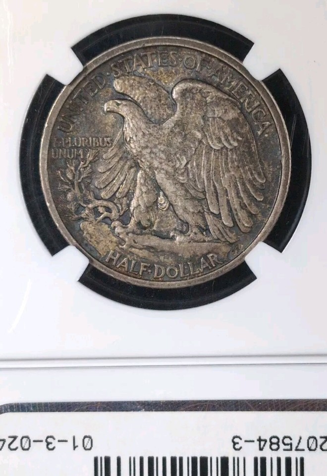 1917-D OBVERSE 50C WALKING LIBERTY HALF DOLLAR NGC AU 58 #2907 | eBay