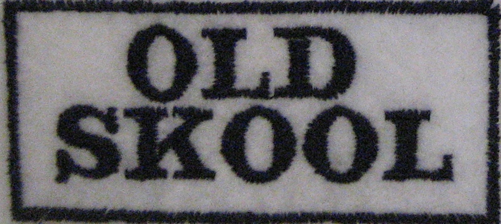 Old Skool. Motorcycle Biker Patch | eBay