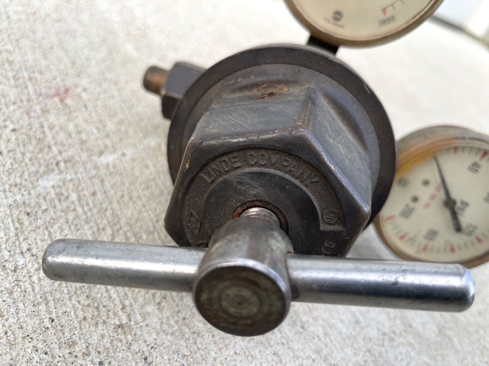 Vintage LINDE Company Regulator Vintage Torch Regulator Oxygen ...