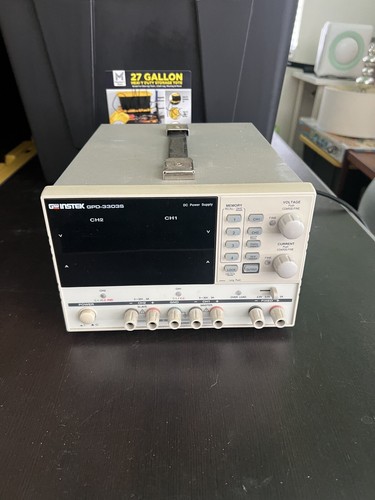 USED GW Instek GPD-3303S 3-Channel Programmable Linear DC Power Supply ...
