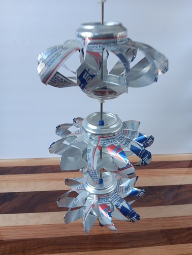 Vintage Pabst Blue Ribbon Beer Can Handcrafted Windmill 31" | eBay