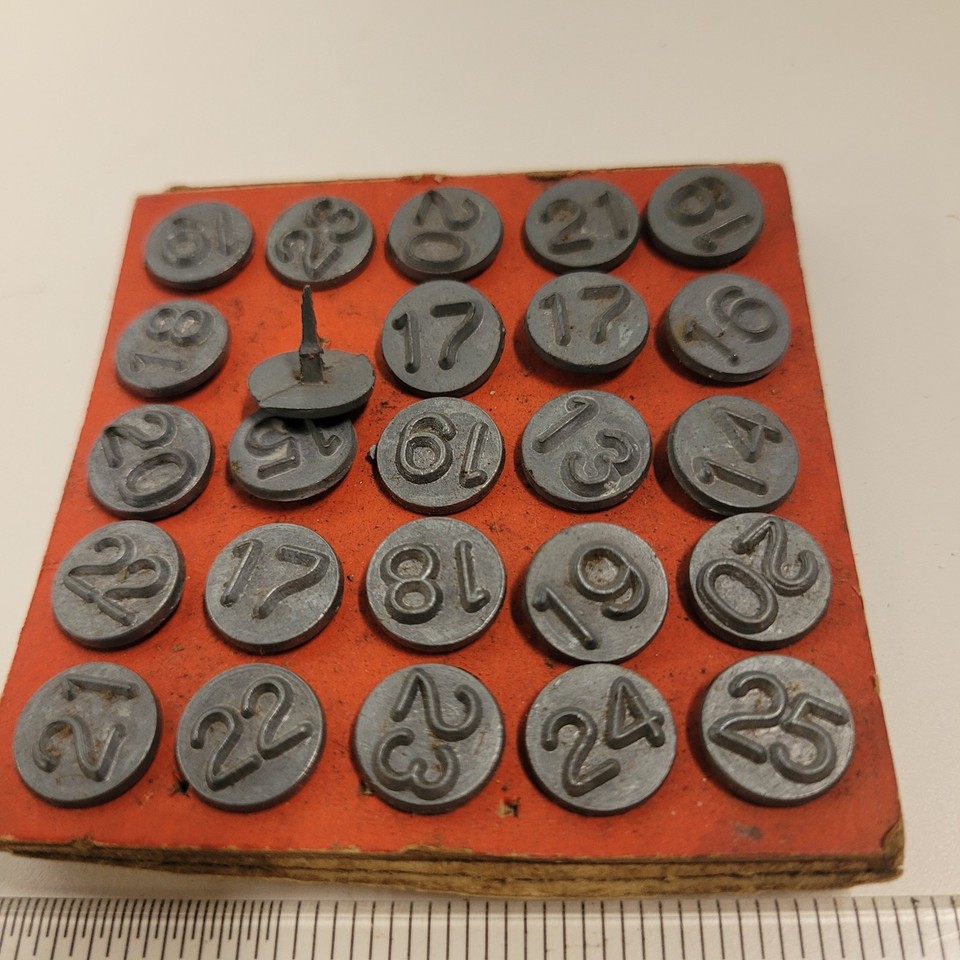 Vintage ACRO Hold-Tite Numbering Tacks Window Markers 1948 | eBay