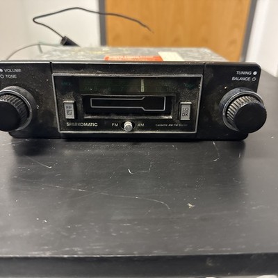 Vintage Sparkomatic SR-300 AM/FM Radio Car Stereo Cassette Player ...