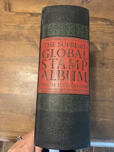 Minkus 1954 Supreme Global Stamp Album US + A - French Territories 750 ...