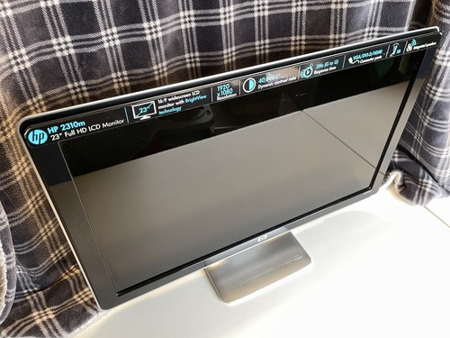 HP 2310m 23" Widescreen LCD Monitor 1080p FHD w/Built-in Speaker VGA ...