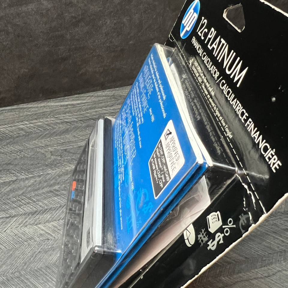 Hewlett Packard HP 12C Platinum Financial Calculator Brand New Sealed ...