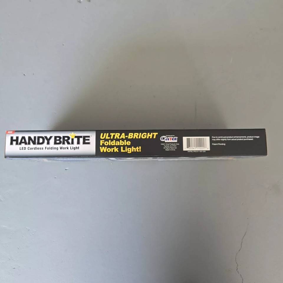 HANDY BRITE Ultra-Bright 72 LED Foldable Work Light 1000 Lumens USB ...