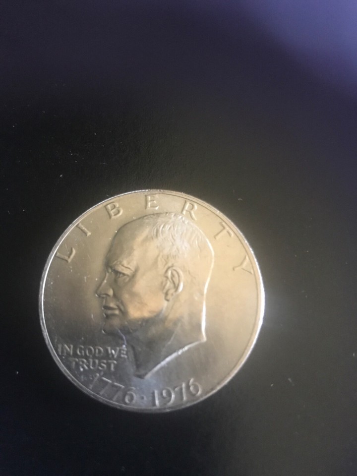 1776-1976 Eisenhower Liberty Bell Moon Bicentennial Dollar Coin-No Mint ...