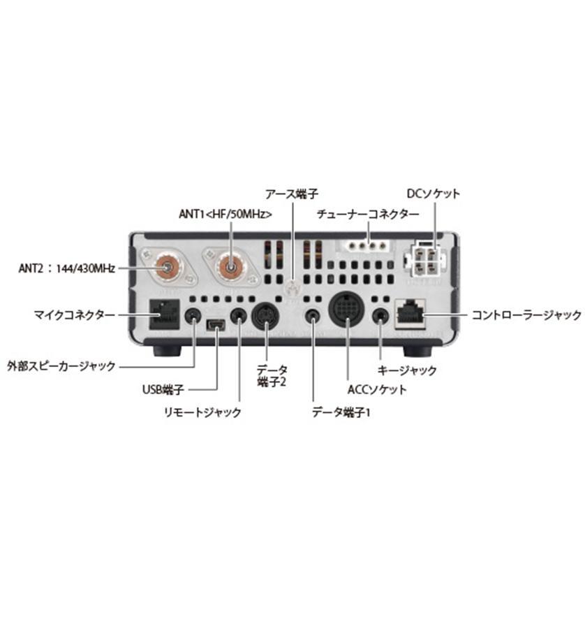 Icom IC-7100 Reception modified DSTAR with touch panel and slant type ...
