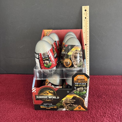 Jurassic World Rebirth Captivz Build N Battle Eggs And Display LOT OF ...