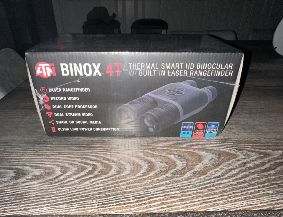 ATN BINOX 4T 384 1.25-5X Smart HD Thermal Binoculars w/ Laser ...