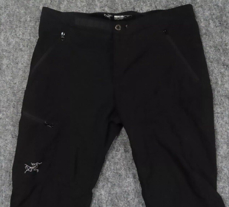 VTG Arcteryx Gamma LT Pants Mens Large 36x30 Black Belted Fleece Soft ...