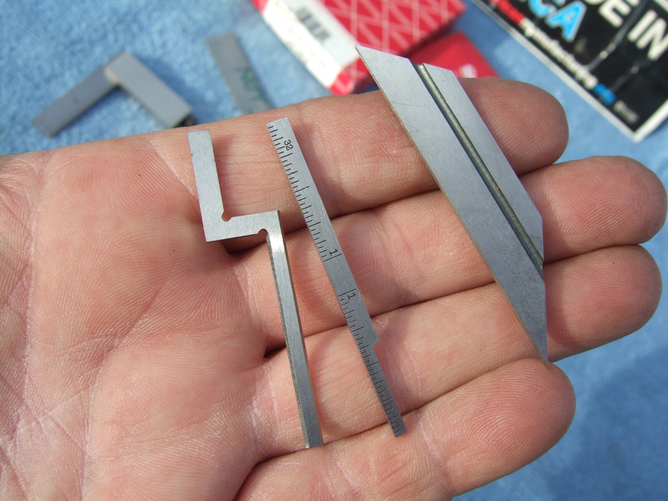 STARRETT 453 DIE-MAKERS SQUARE #3 VINTAGE USA MACHINIST 5 PIECES BOX ...