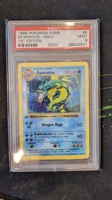 Gyarados 6/102 Base Set 1st Edition Shadowless Pokemon Card PSA 9 MINT ...
