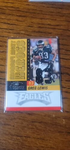 2007 Donruss Classics Monday Night Heroes Jsy No.s Eagles Card Greg #4 ...
