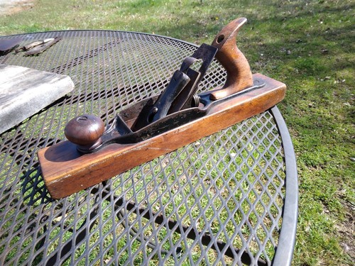 Antique Stanley Rule and level No. 26 Transition Wood Plane L. Bailey ...