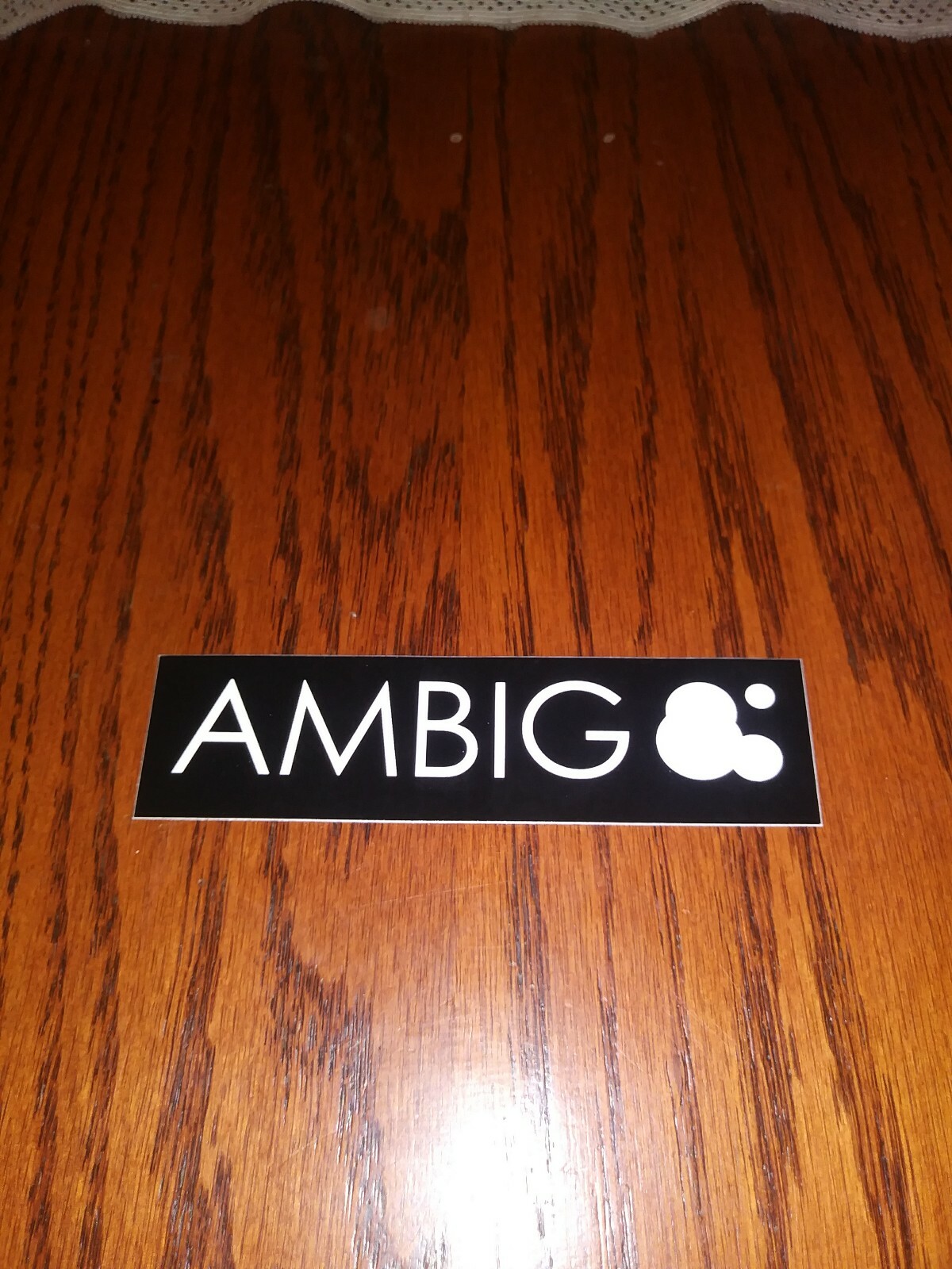 AMBIGUOUS SKATEBOARD CLOTHING CO.THE AMBIG BUBBLES LOGO STRIP ...