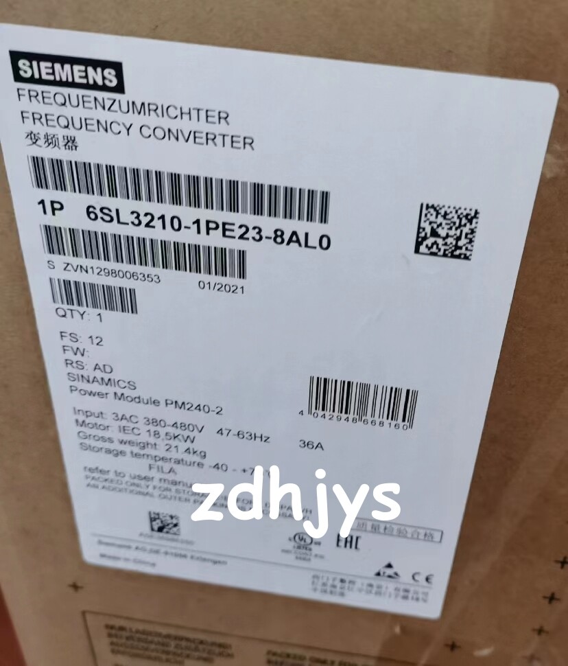 1PC New Siemens 6SL3210-1PE23-8AL0 6SL3 210-1PE23-8AL0 fast shipping ...