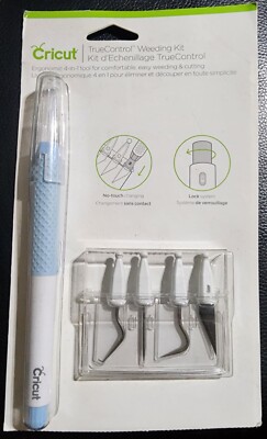 NEW Cricut TRUE CONTROL WEEDING KIT~ Blue 5 Piece Set Free Shipping | eBay