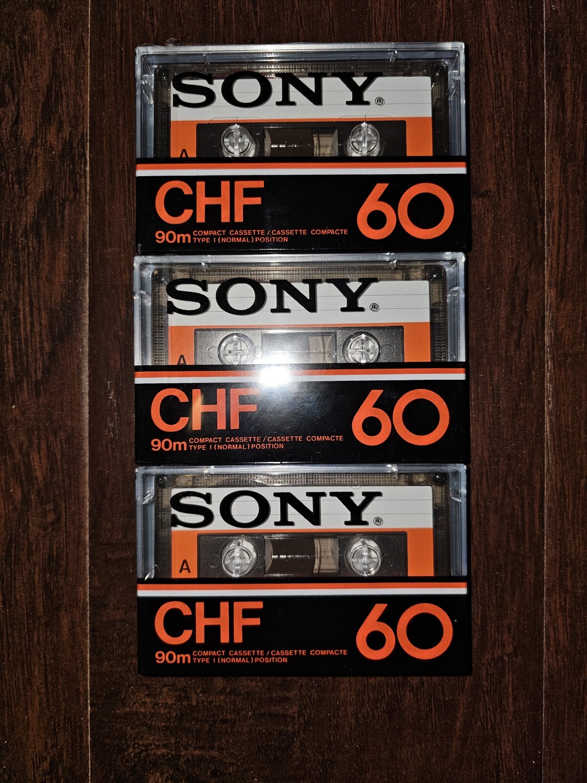New & Unused Sealed Cassette Tapes Lot Of 3 SONY CHF 60 Made in Japan ...