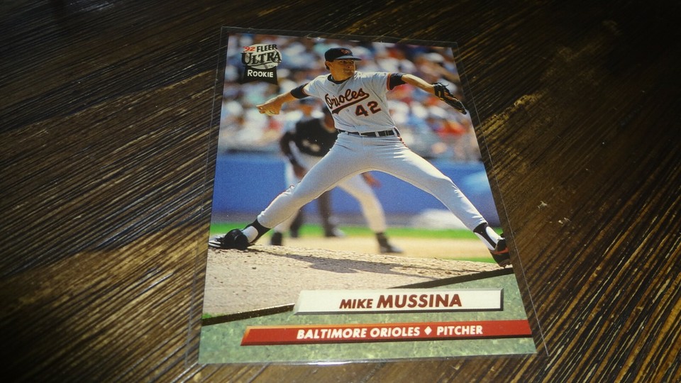 1992 FLEER ULTRA ROOKIE #9 MIKE MUSSINA BASEBALL CARD | eBay