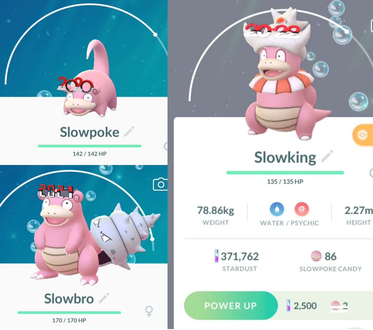 Slowpoke Variocolor X E Y Shiny 6IV Slowpoke Slowbro Slowking