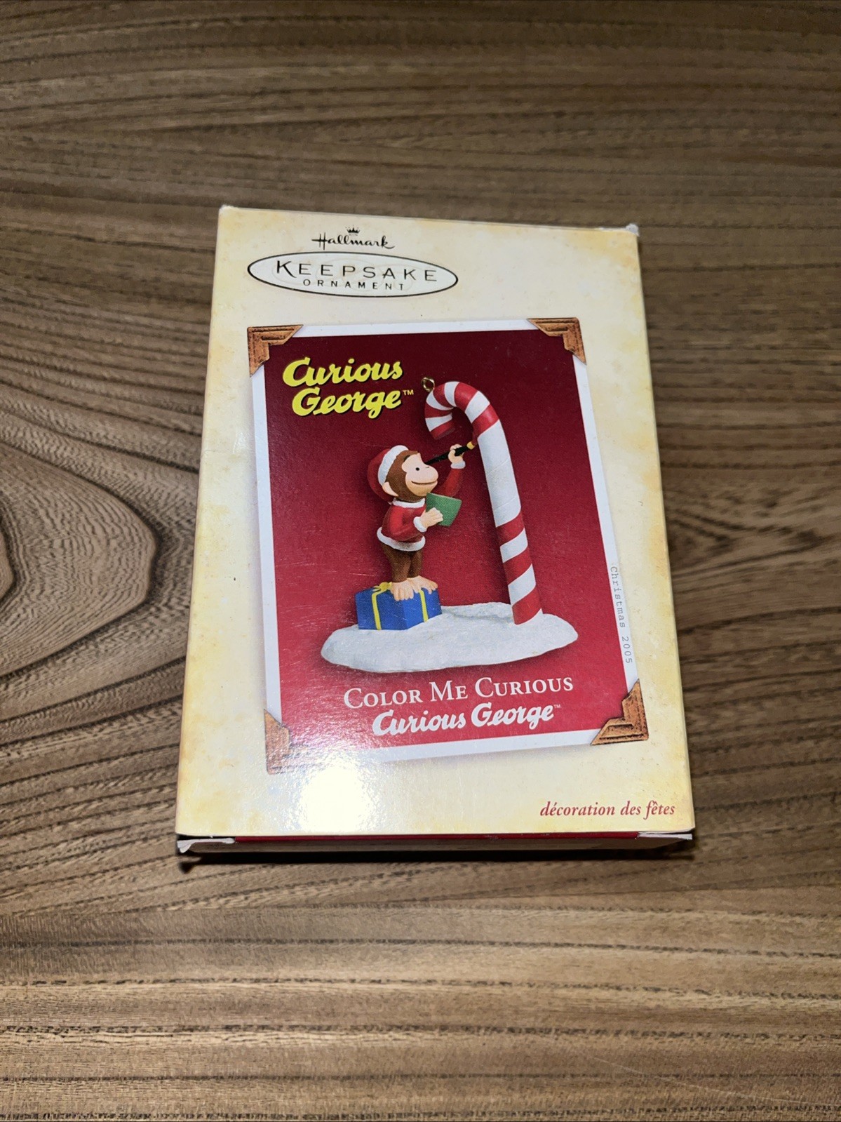 2005 Curious George Hallmark Keepsake Christmas Ornament Color Me ...