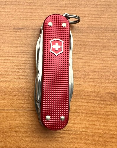 Victorinox Swiss Army Red Alox MiniChamp Knife – Unused | eBay