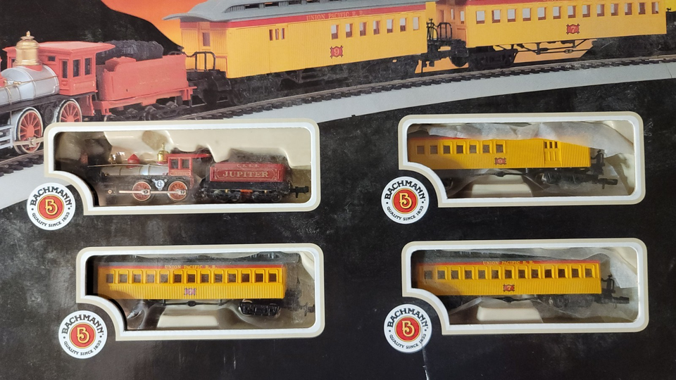 N Bachmann 24004 Prairie Flyer Union Pacific Train Set (Tested) NIB | eBay