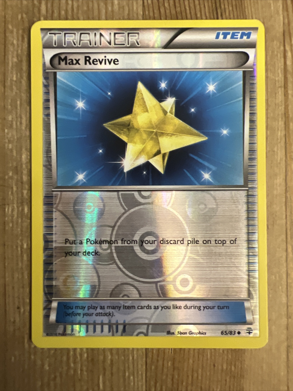 Pokémon TCG Max Revive Generations 65/83 Reverse Holo Uncommon for sale ...